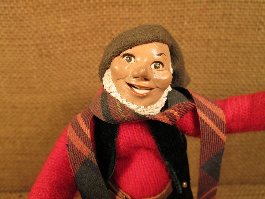 Elf 'ralphie' With Wood Base - Etsy