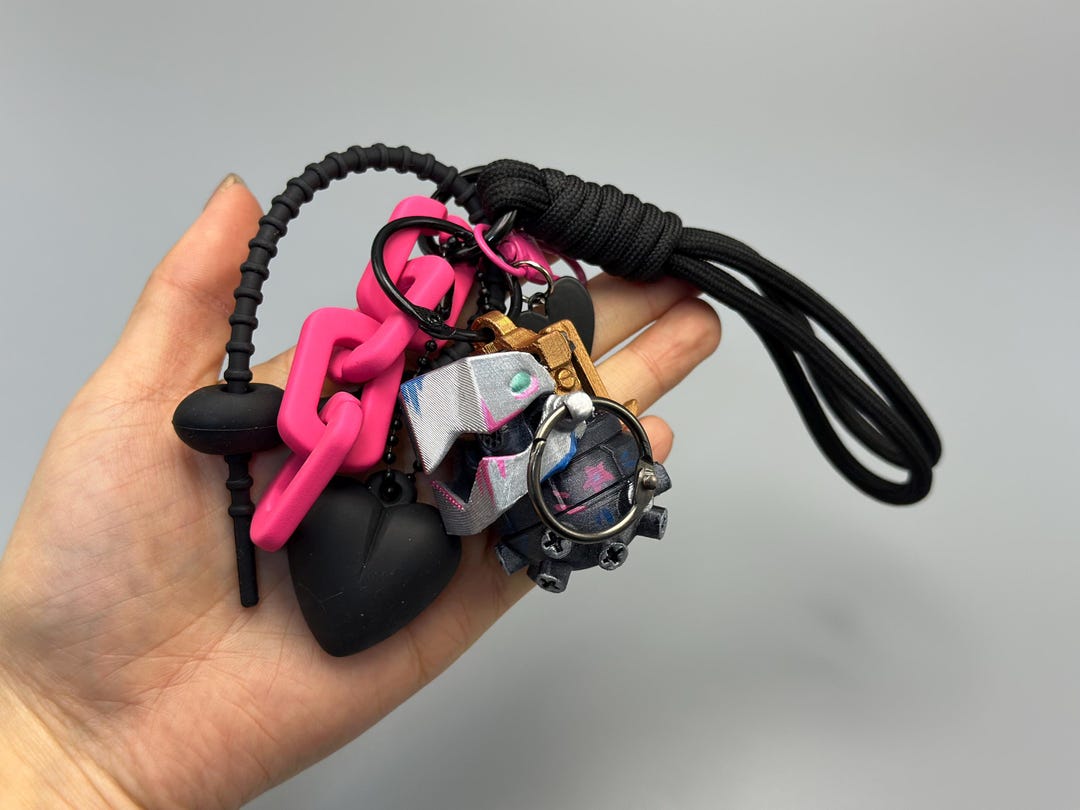 Jinx Keychain,arcane Jinx Flame Chompers Keychain,jinx Cosplay Prop,a ...