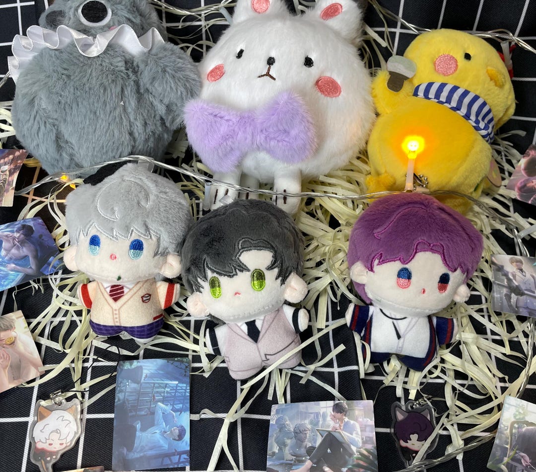 Love and Deepspace Theme Box Xavier Plush, Rafayel Plush, Zayne Plush ...