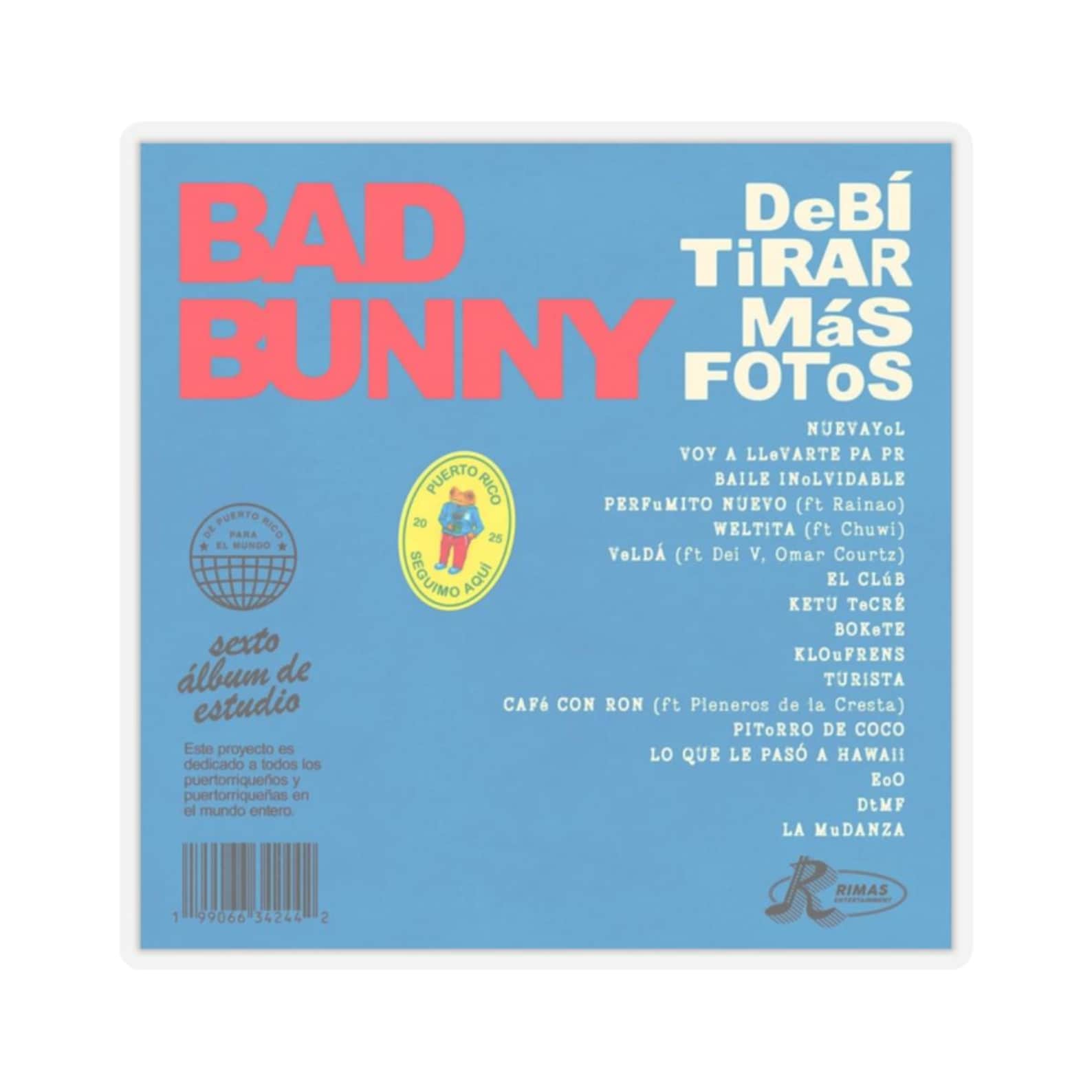 DTMF Album Sticker - Music Lover Gift, Vinyl Record Decor, Band ...