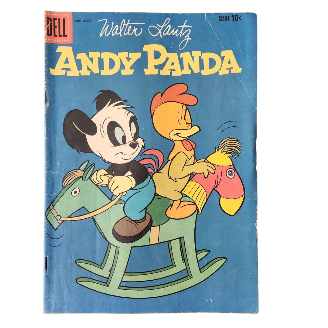 Vintage Dell Andy Panda #47 1959 Comic Book Collector Walter Lantz - Etsy