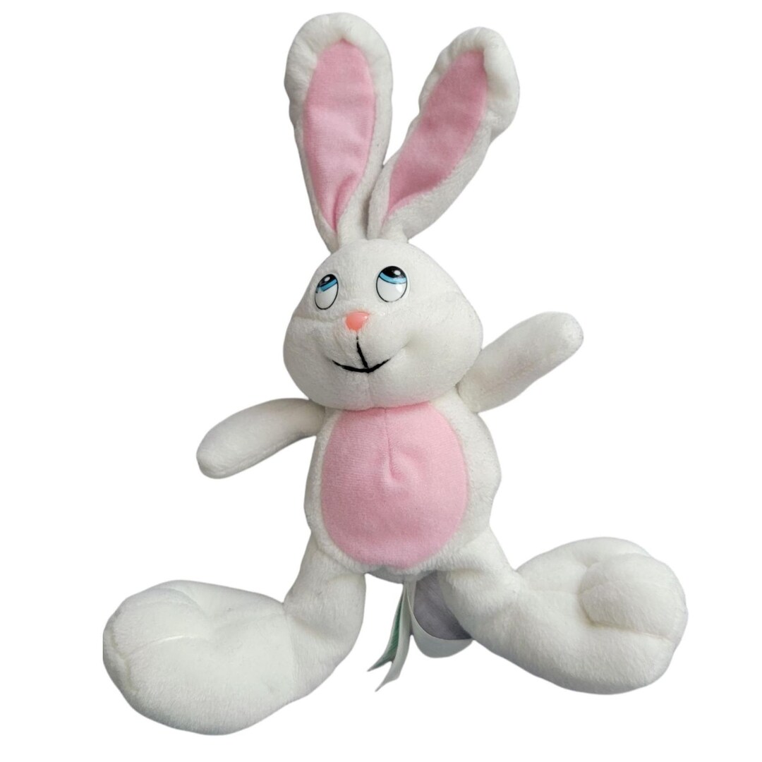 Vintage 90s Easter Bunny 10 in Plush Rabbit Spring Stuffed Animal ...