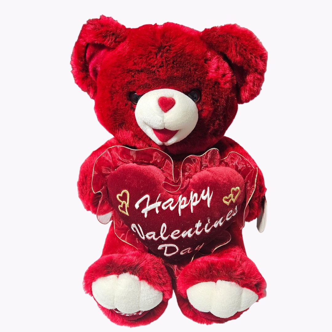 Vintage Dan Dee Sweetheart Teddy 22 Inch Valentines Day Plush Stuffed ...