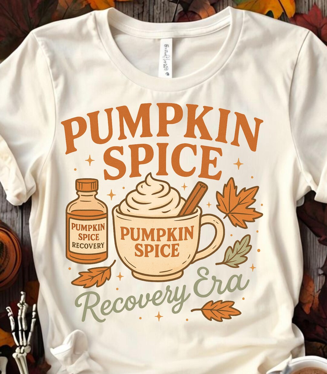 Pumpkin Spice Recovery PNG, Funny Fall Coffee Design, Cozy Autumn Latte ...