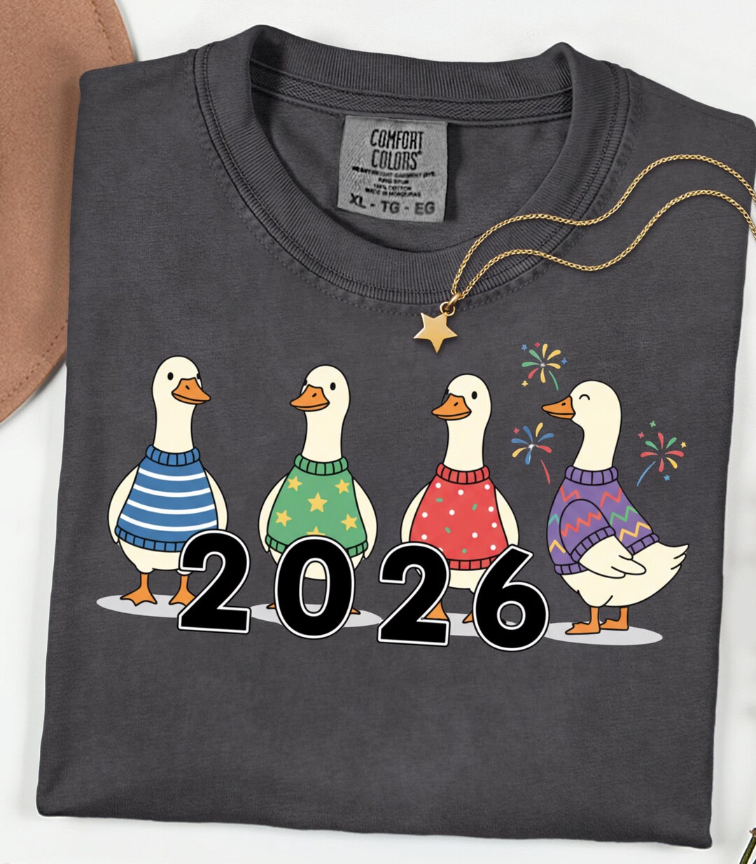 New Year Goose PNG, Happy New Year 2026 Design, New Year Gift, Cute ...