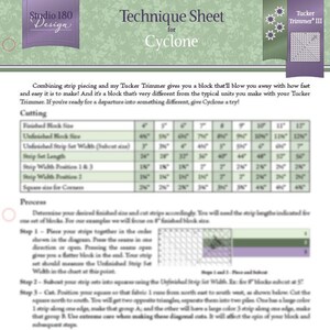 Cyclone Technique Sheet - Etsy