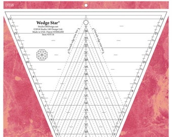 WEDGE STAR Tool Ruler Deb Tucker Studio 180 Design DT18 324 Finished ...