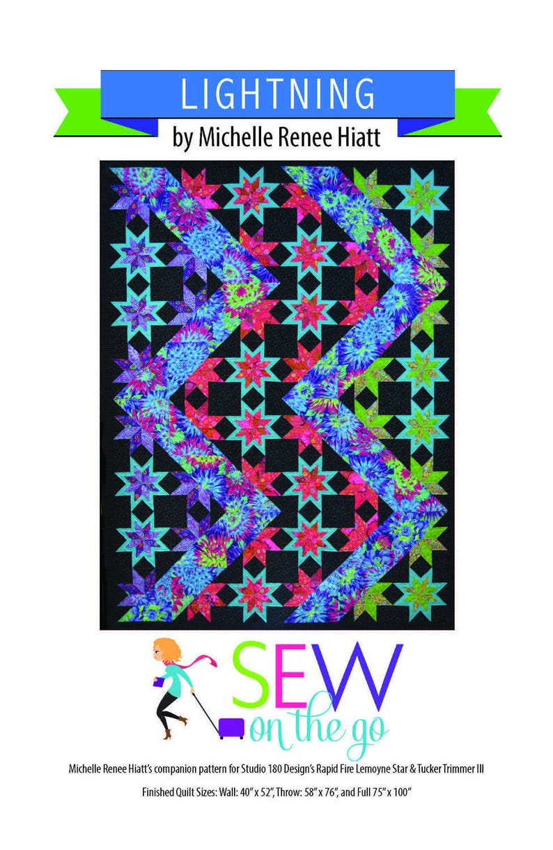 Lightning Quilt Pattern - Etsy
