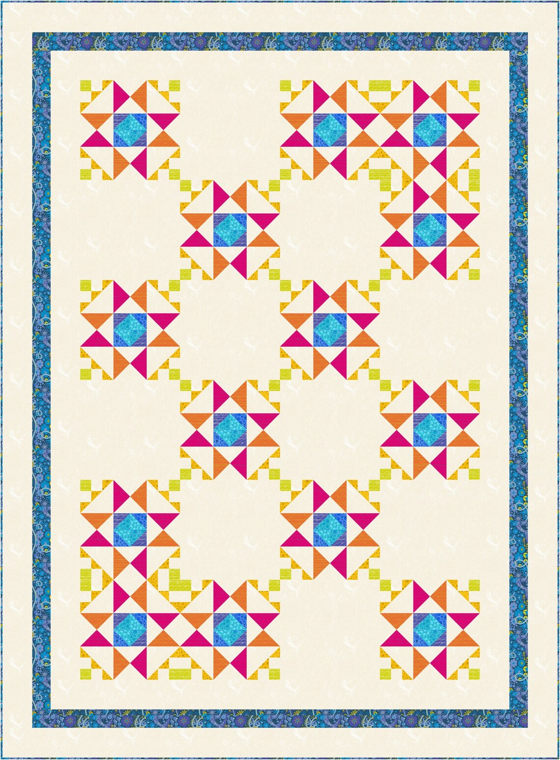 Be Dazzled Quilt Pattern - Etsy