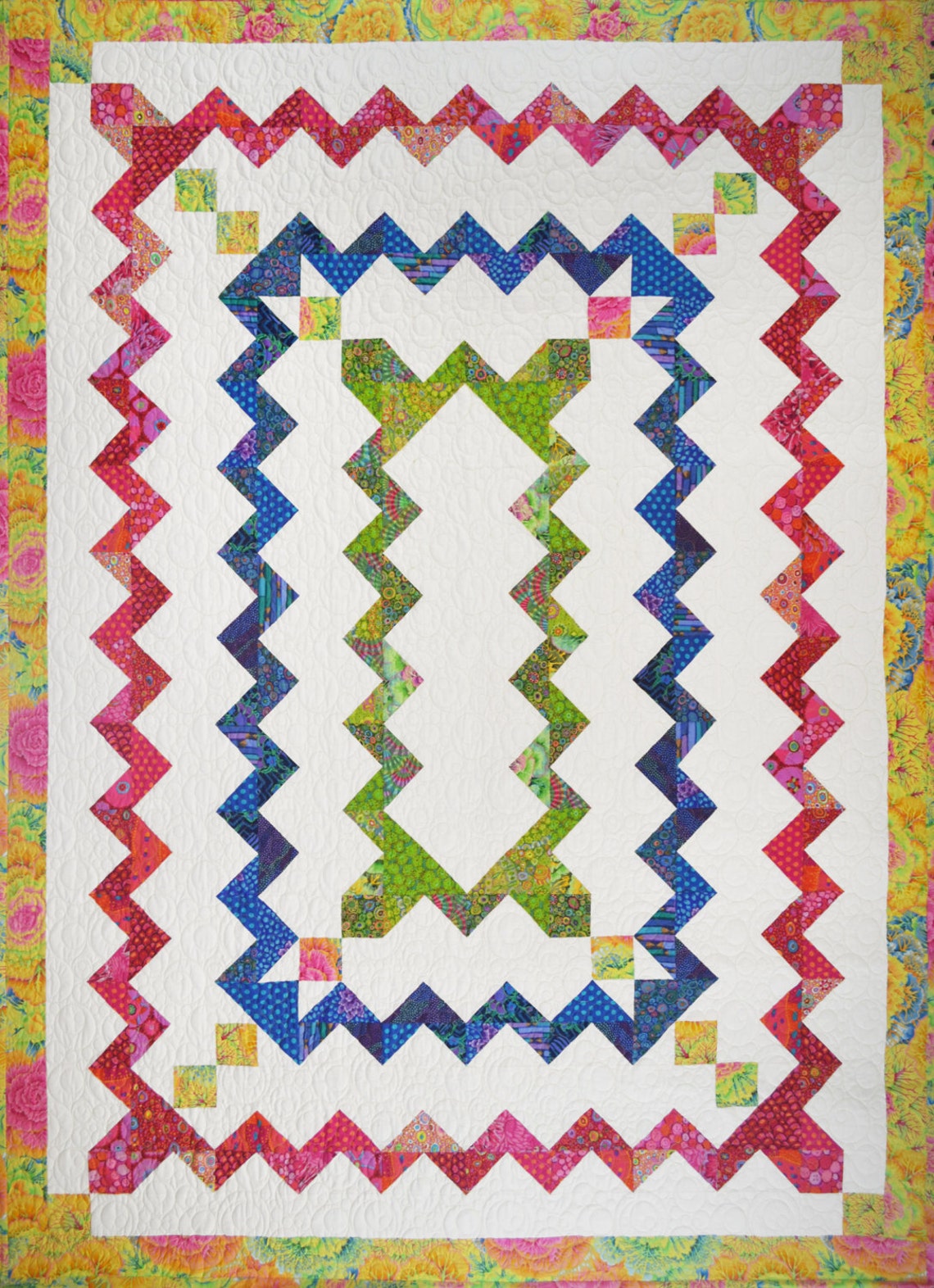 Zig Zag Zany Quilt Pattern - Etsy