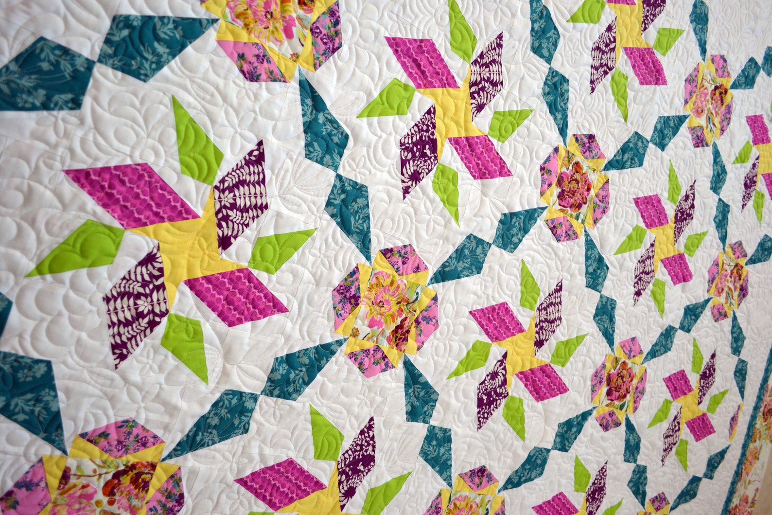 Periwinkle Swirl Quilt Pattern - Etsy