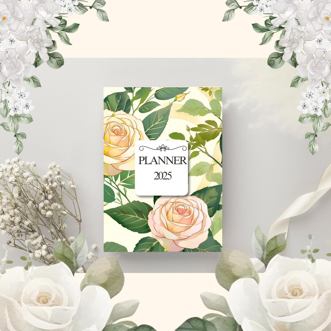 Editable Canva Template 2025 Planner and Calendar - Etsy