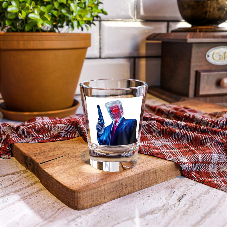 Donald Trump, Terminator, Shot Glass, 1.5oz, Funny, Collectible - Etsy