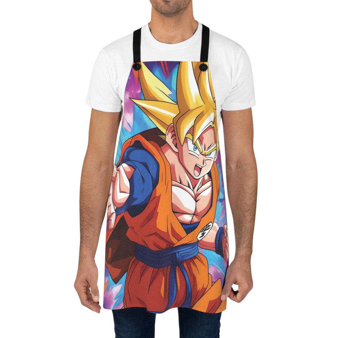 Dragon Ball Apron Goku Fans Cooking Kitchen Wear, Vegeta Gift, Anime ...