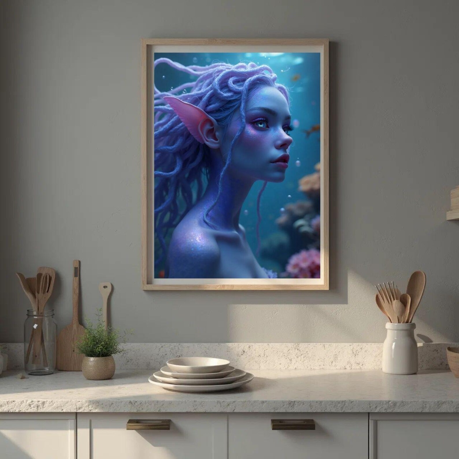 Ethereal Siren – Enchanting Ocean Fantasy Art | Mystical Mermaid ...