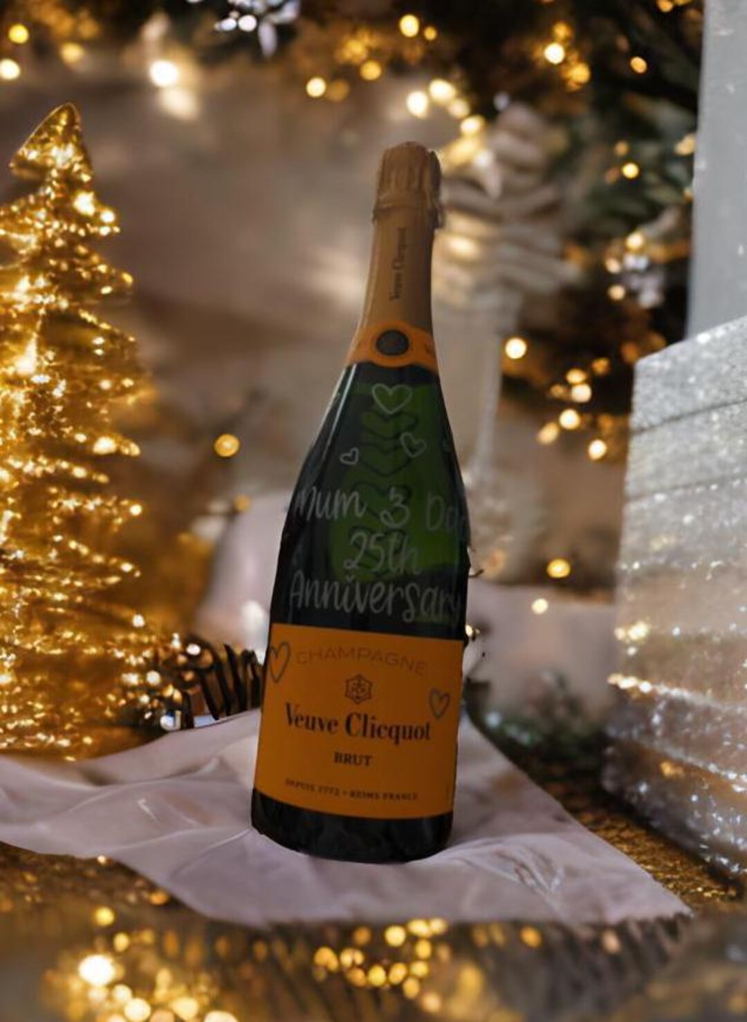 Personalised Champagne Bottle Labels - Wedding, Engagement, Anniversary ...
