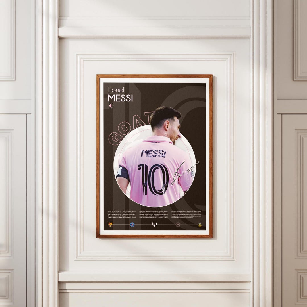 Lionel Messi Poster, Lionel Messi Wall Art, Lionel Messi Print, Lionel ...