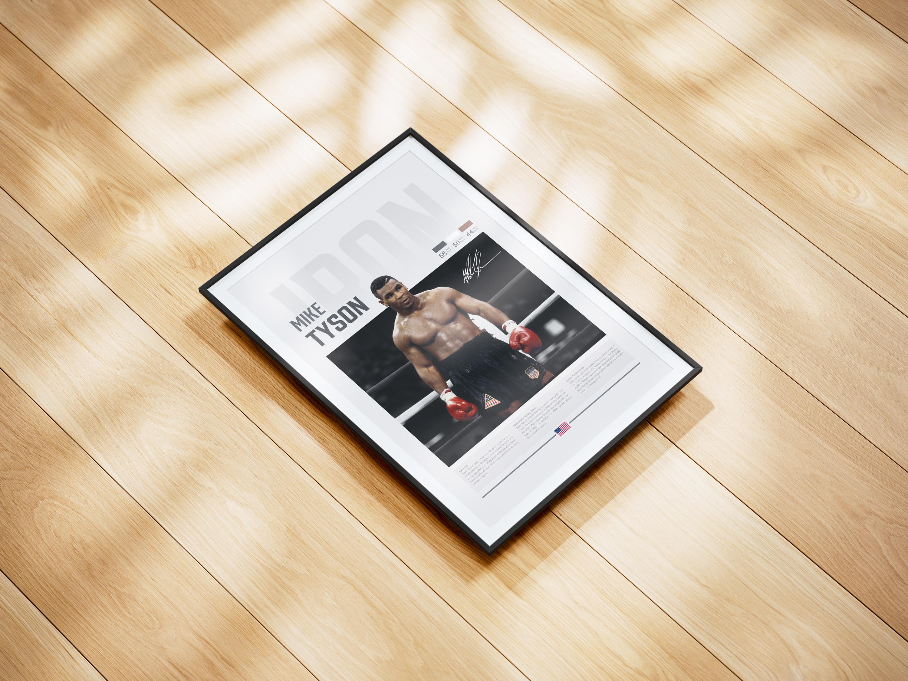 Iron Mike Tyson Boxing Poster: Sports Wall Art (digital Print) - Etsy