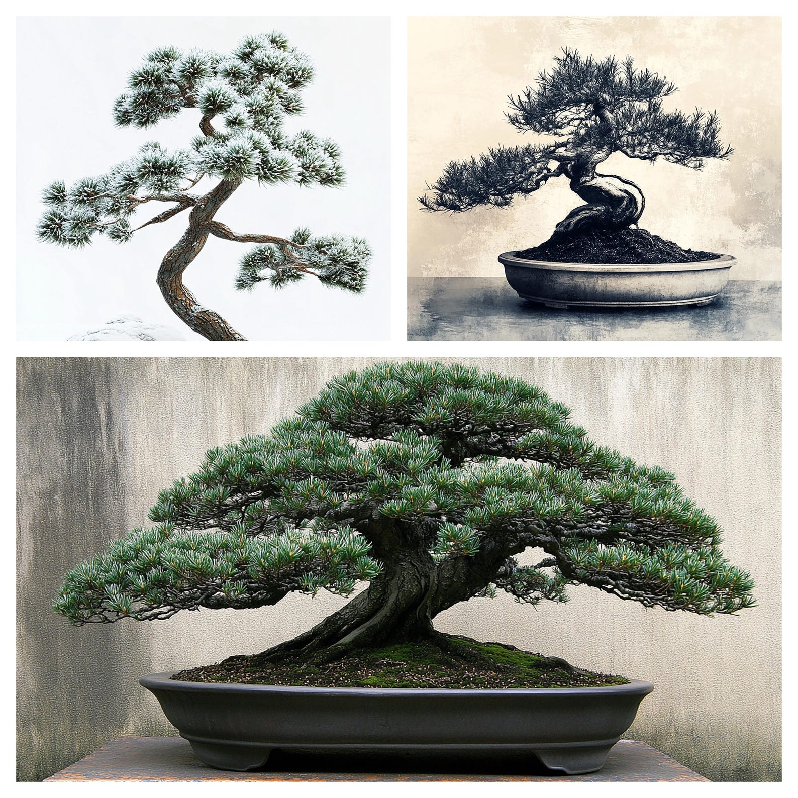 Japanese Bonsai Tree Art: 66 PNG Illustrations (commercial Use) - Etsy