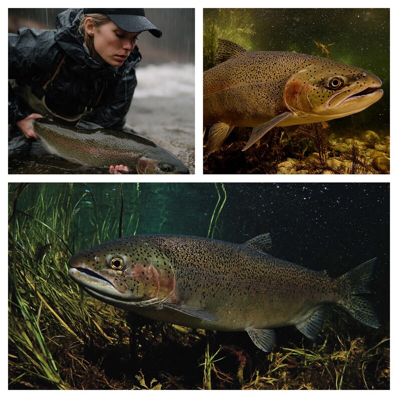 21 PNG Pictures and Photos of Steelhead Trout Fish Fishing Fly Fishing Angling Theme Commercial ...