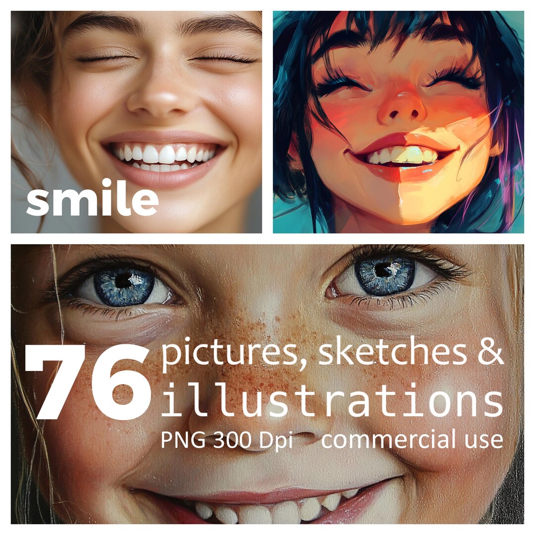 76 PNG Illustrations, Pictures and Drawings of Smile Laugh Happiness ...