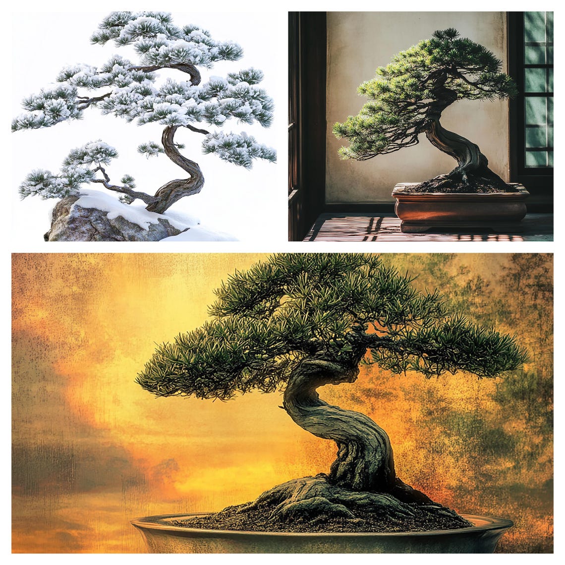 Japanese Bonsai Tree Art: 66 PNG Illustrations (commercial Use) - Etsy