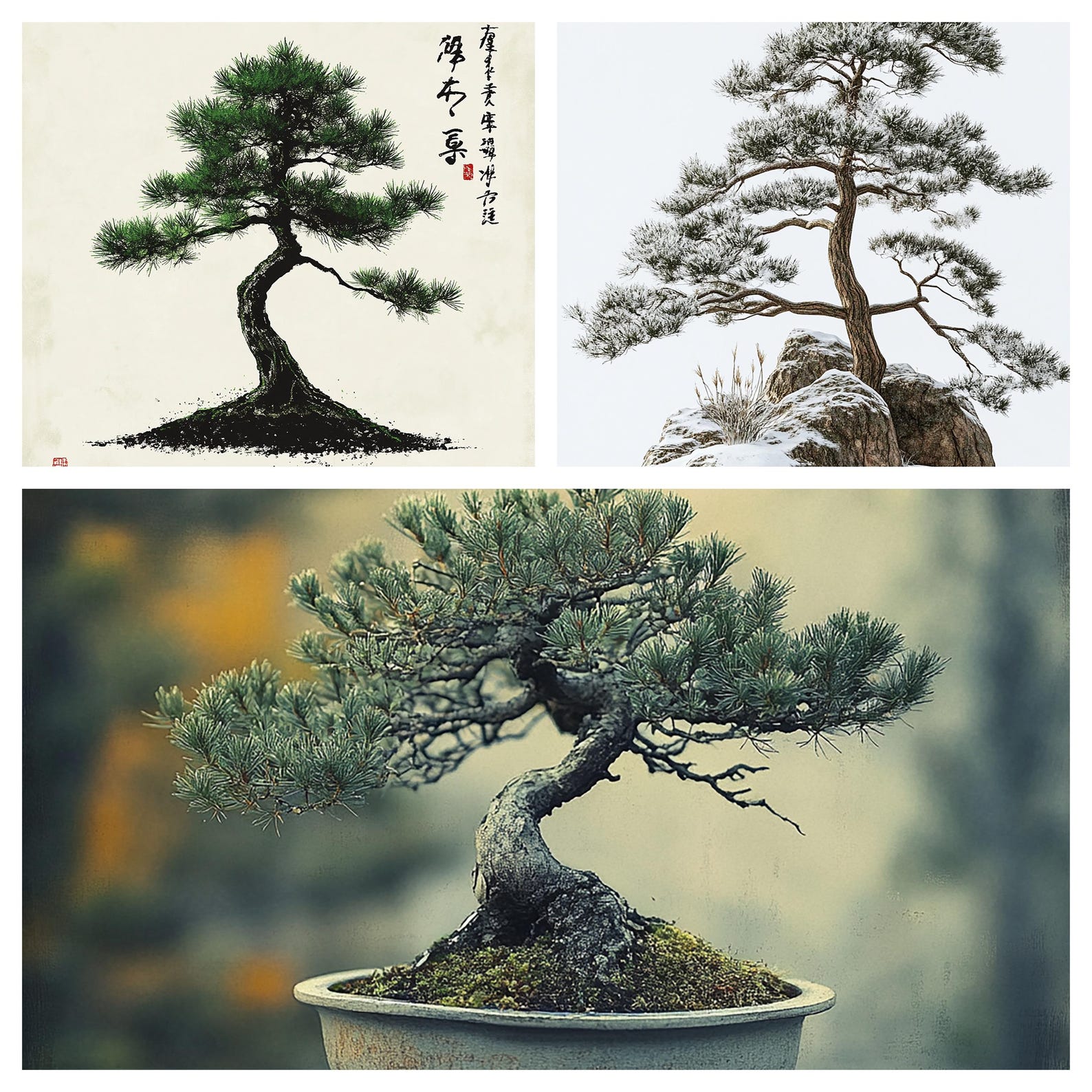 Japanese Bonsai Tree Art: 66 PNG Illustrations (commercial Use) - Etsy