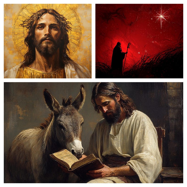 Jesus Christ Illustrations: 120 PNG Art Images (commercial Use) - Etsy