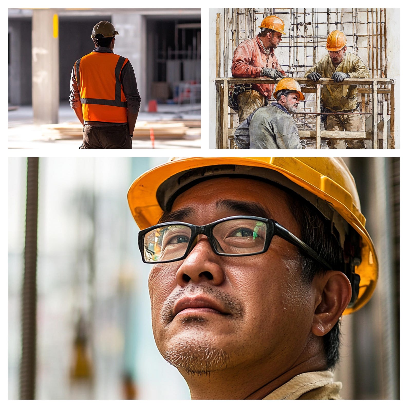 Construction Worker PNG Clipart: Building Site Illustrations ...