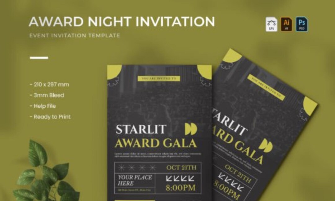 Recognition Ceremony Invitation - Custom Awards Ceremony Invitation ...