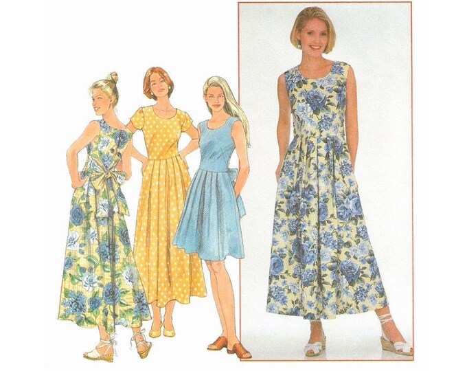 Simplicity 8165 Uncut Sewing Pattern Misses / Womens Fitted Bodice With ...
