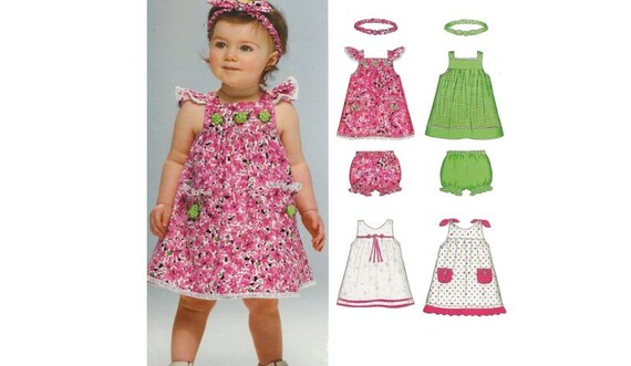 NEW LOOK 6718 Uncut Sewing Pattern Baby / Toddler Dress - Etsy