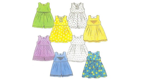 NEW LOOK 6740 Uncut Sewing Pattern Childs / Toddler / Girls - Etsy