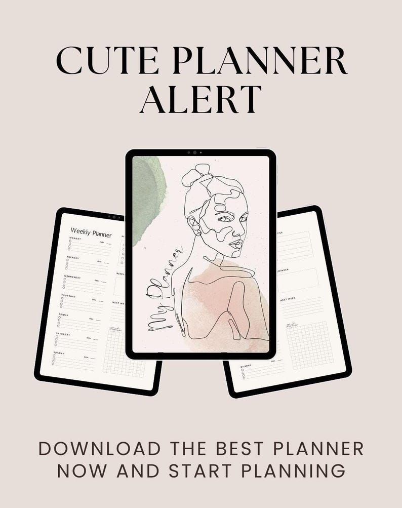 Minimalist Beige 2025 Digital Planner: Sleek & Functional - Etsy