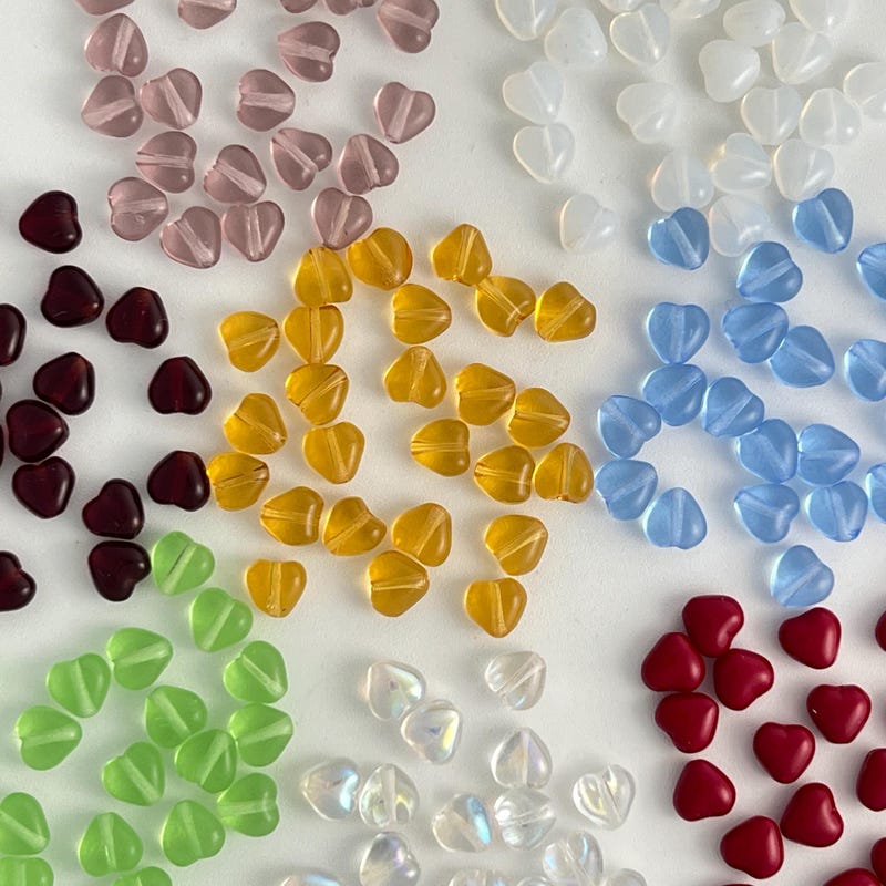 6mm Amethyst Hearts - Etsy