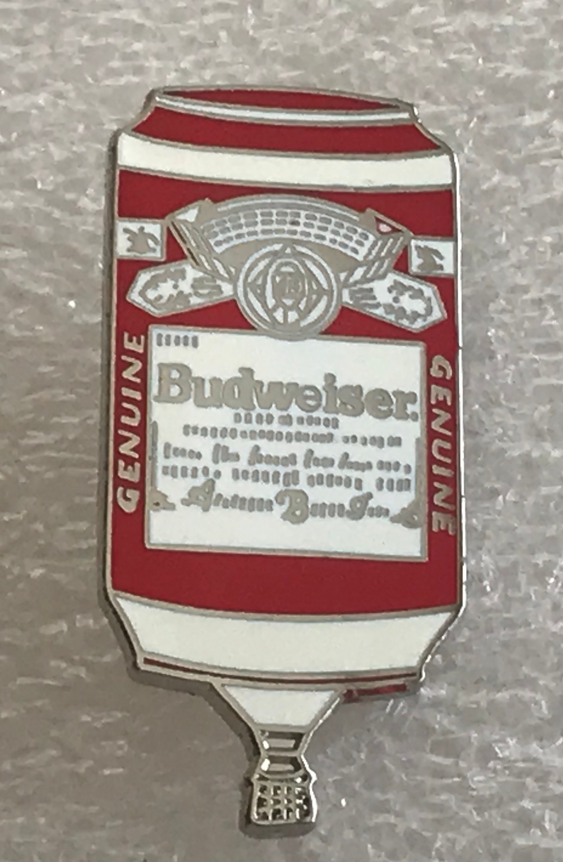 Hot Air Balloon Pin Budweiser Beer Red White Silver | Etsy