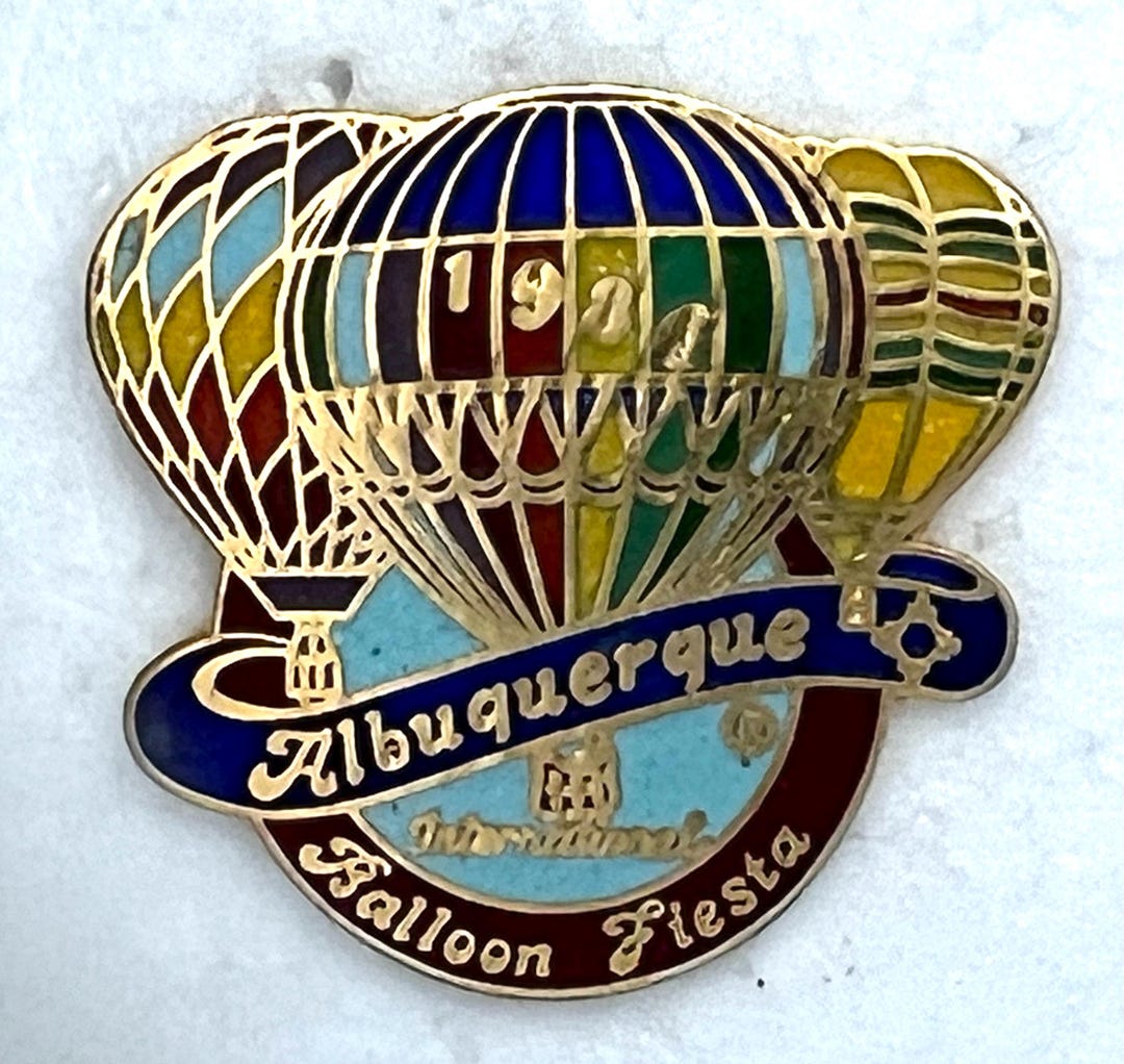 1986 Hot Air Balloon Pin 1986 Albuquerque International Balloon Fiesta ...