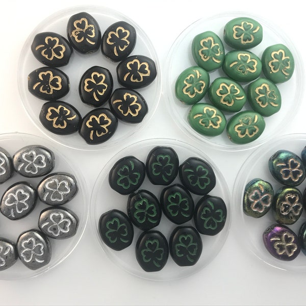 Shamrock Beads - Etsy