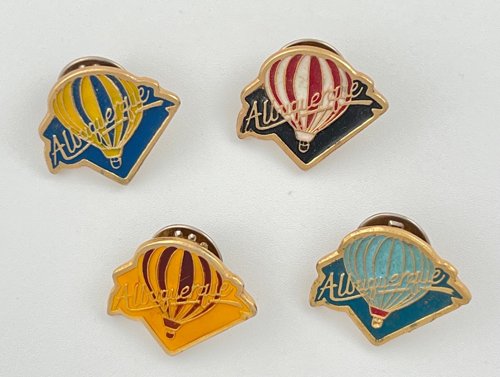 Small Vintage Hot Air Balloon Pin Albuquerque International Balloon ...