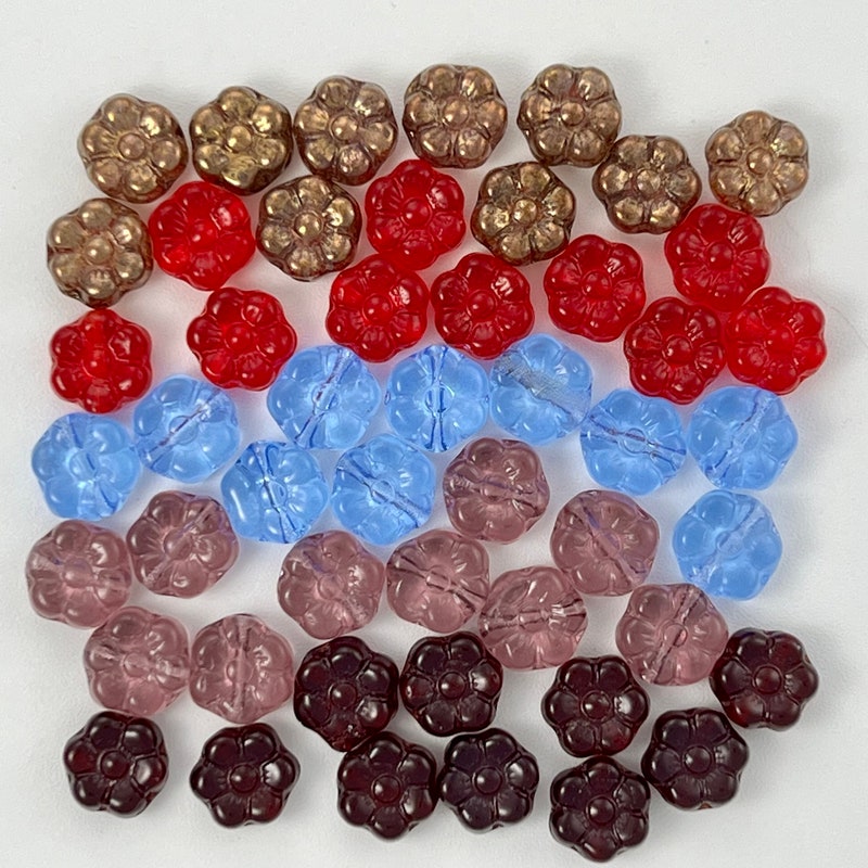 Vintage Sapphire Czech - Etsy