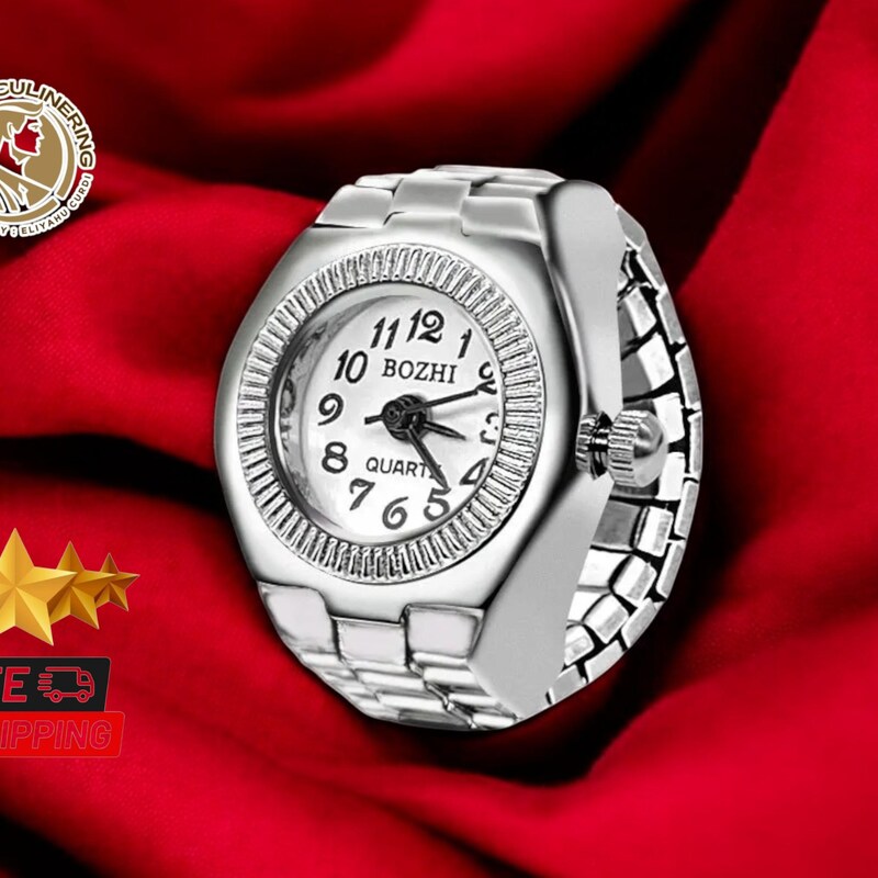 Clock Finger Ring - Etsy