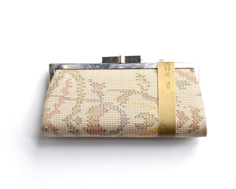 Japanese Oshima Tsumugi Silk Coin Purse, Mini Accessory Pouch, Small ...