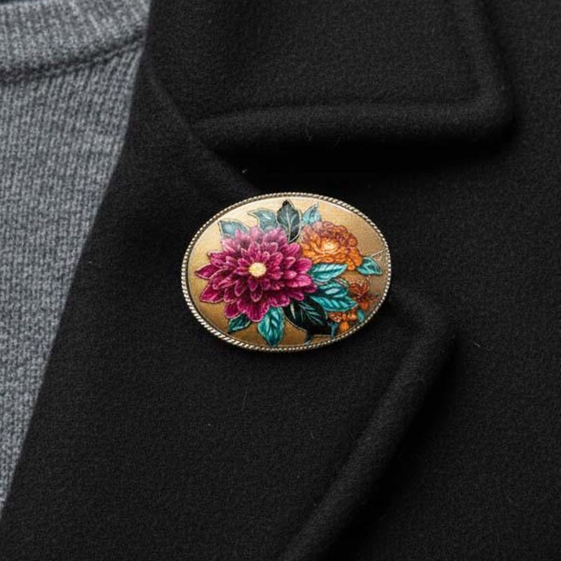 Ceramic Brooch - Etsy