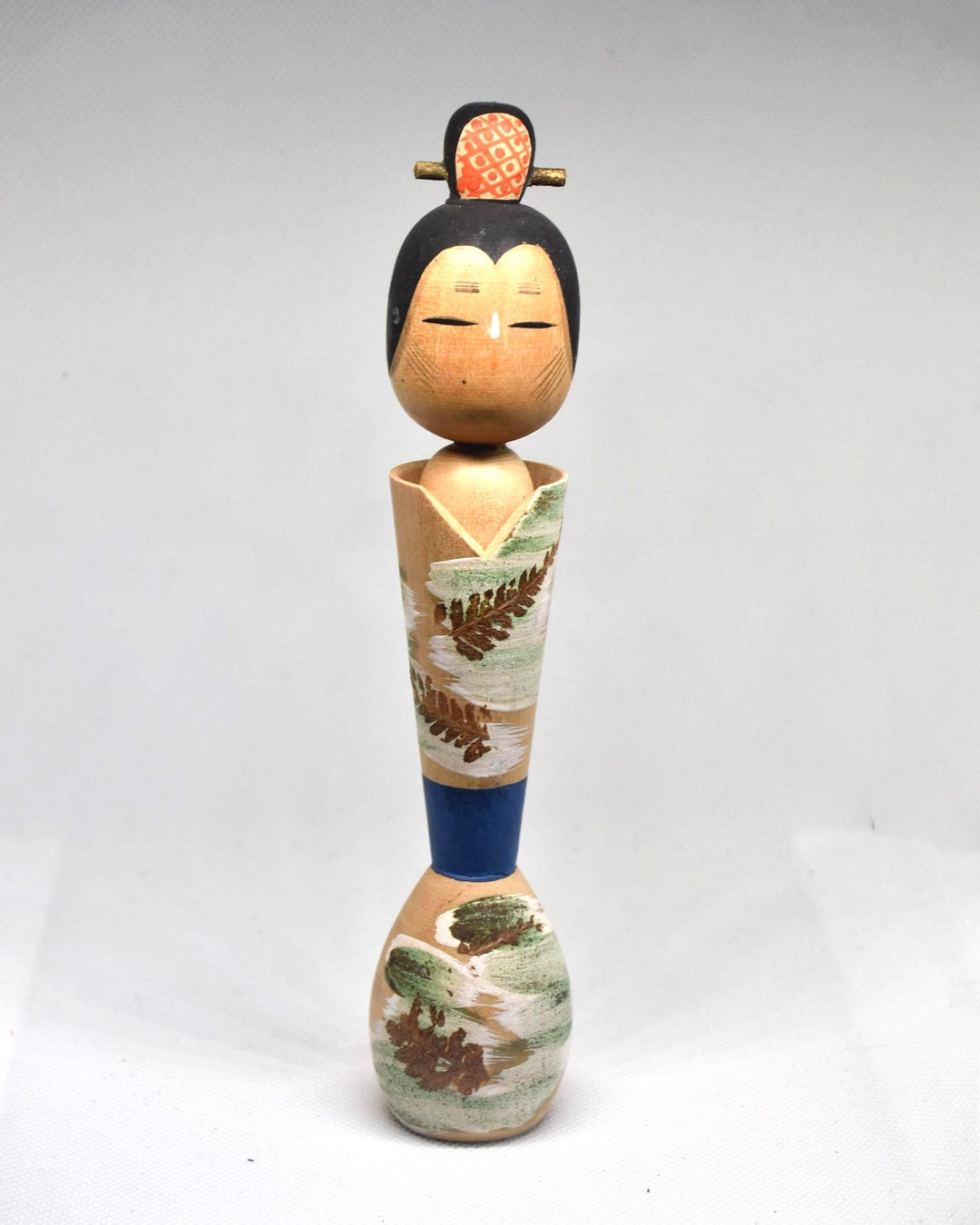 Vintage Japanese Kokeshi Doll – Wooden Japanese Female Figure – Japan ...