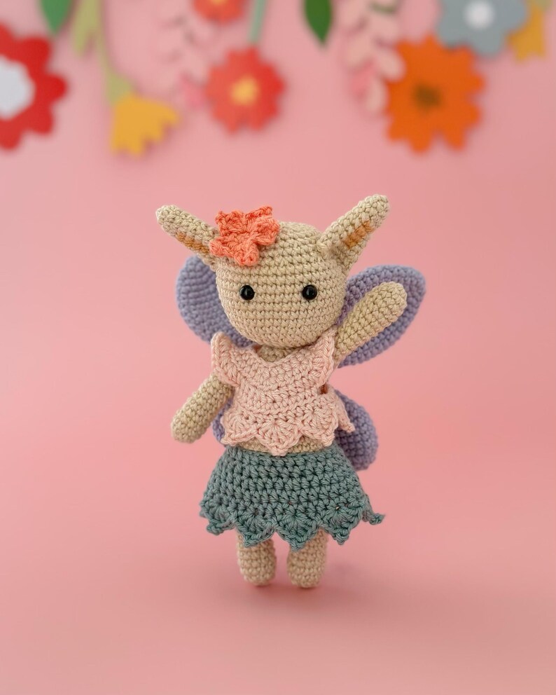 Spring Pixie, Crochet Amigurumi Pattern (PDF File), English, US Terms ...