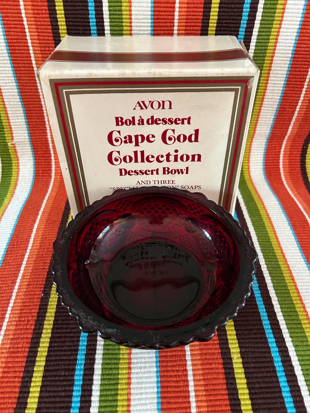 Vintage ‘the 1876 Cape Cod’ Ruby Red Dessert Bowl,1970’s,usa-signed - Etsy