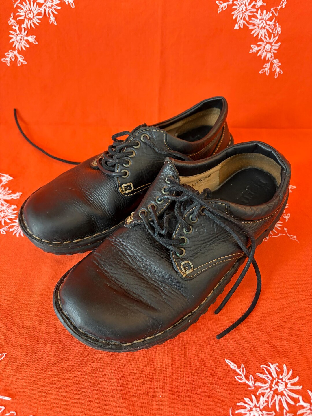 Vintage Born Ladies Leather Oxford 5 Eye Shoes,size 8.5/40,1990’s ...