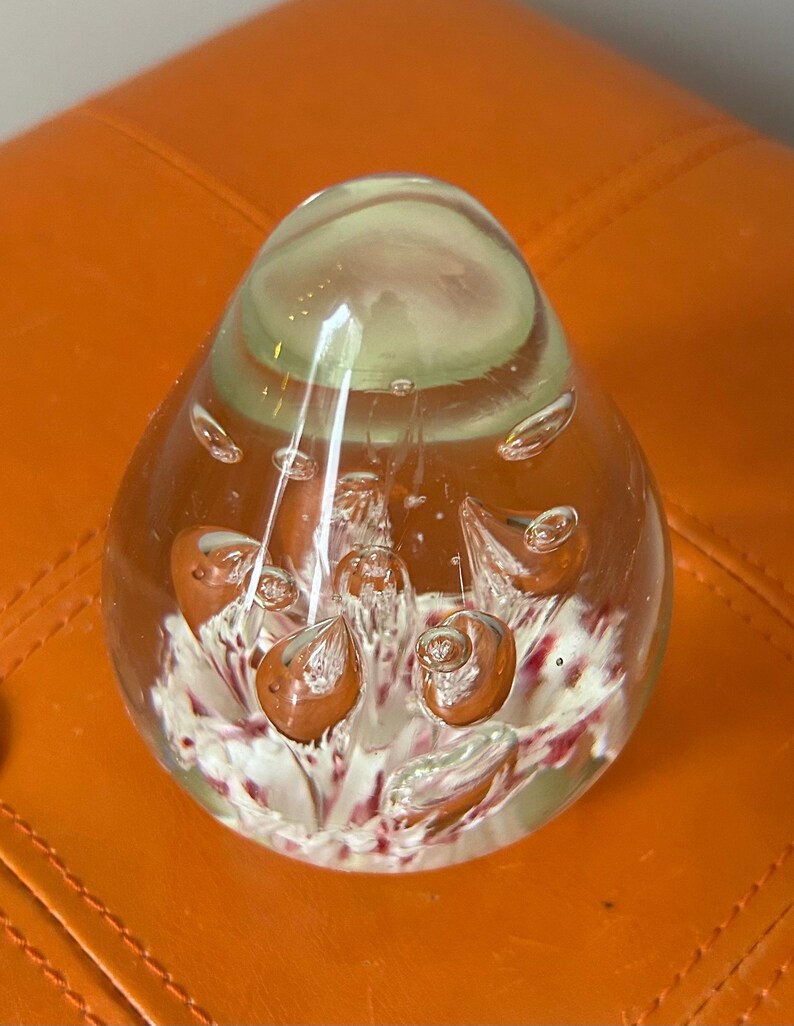 Vintage Handblown Glass Large Egg Shaped Paperweight,usa - Etsy Canada