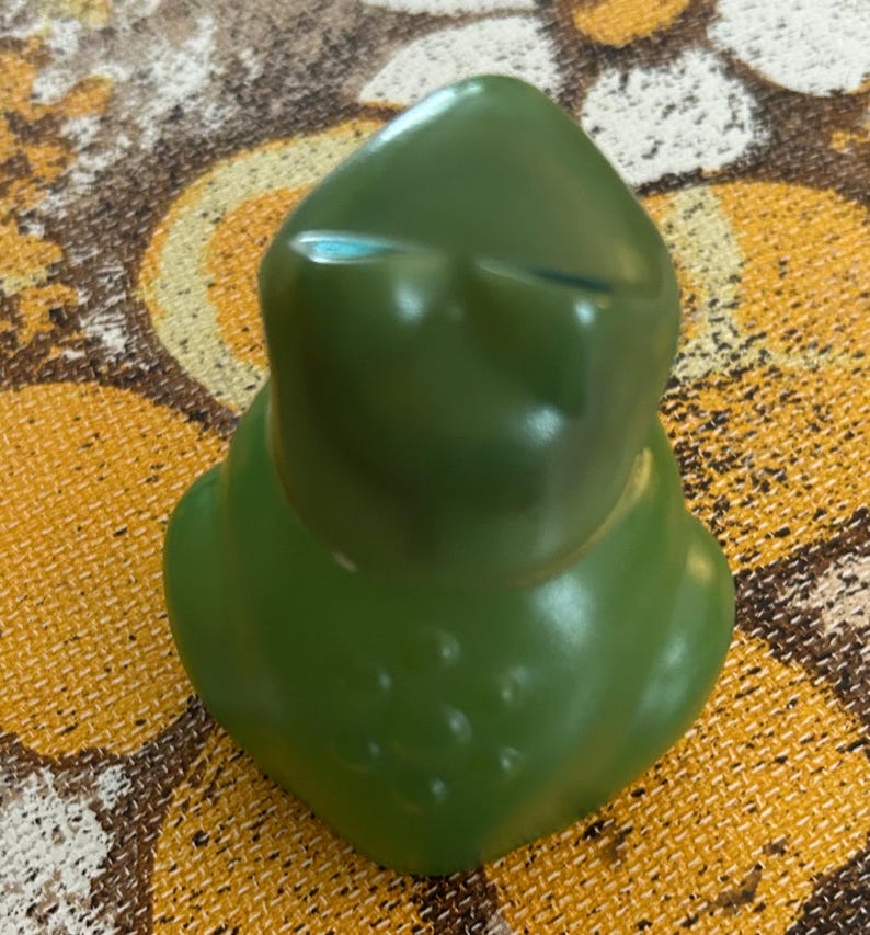 Vintage Avon Emerald Prince Green Frog-sweet Honesty Cologne Bottle - Etsy