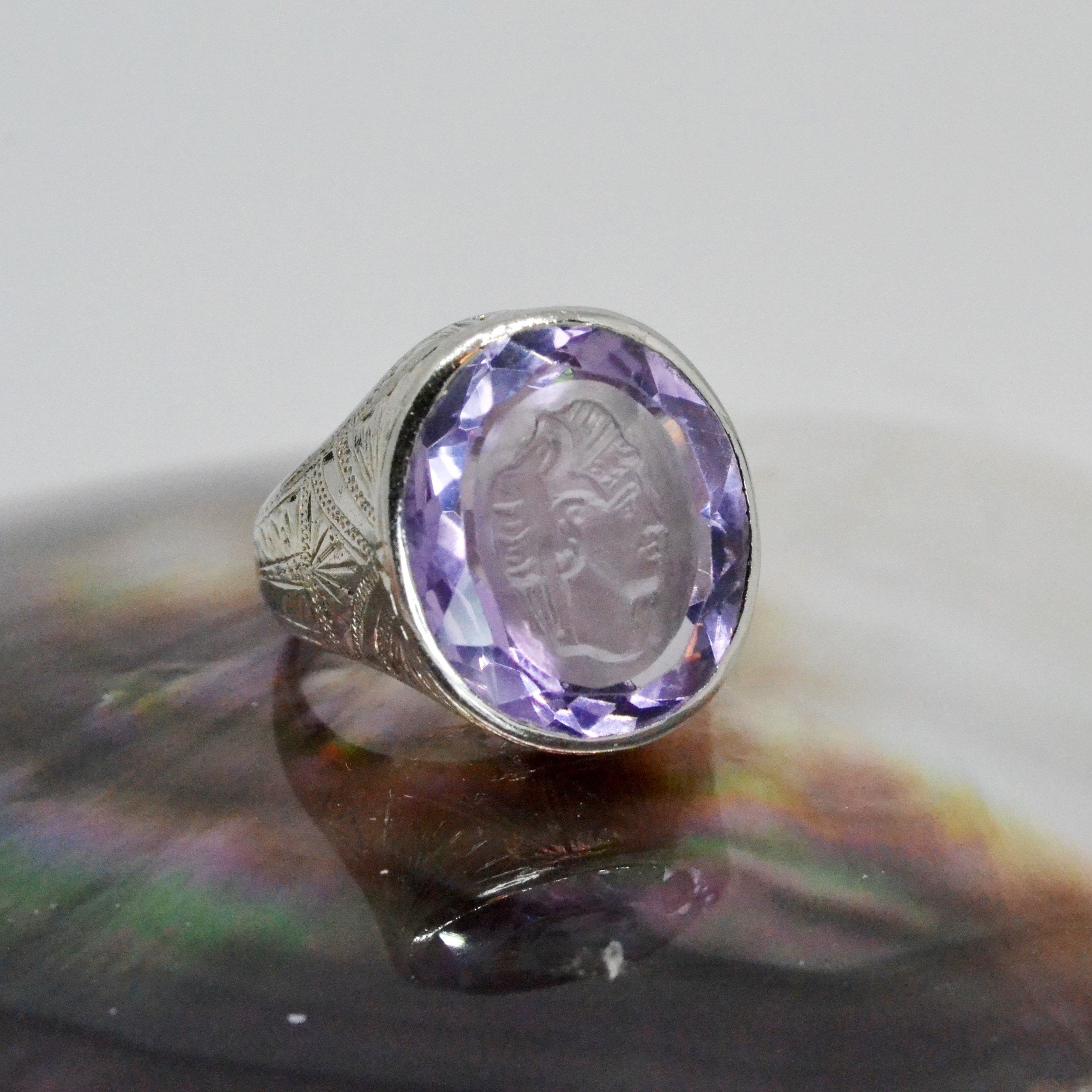 Amethyst intaglio store